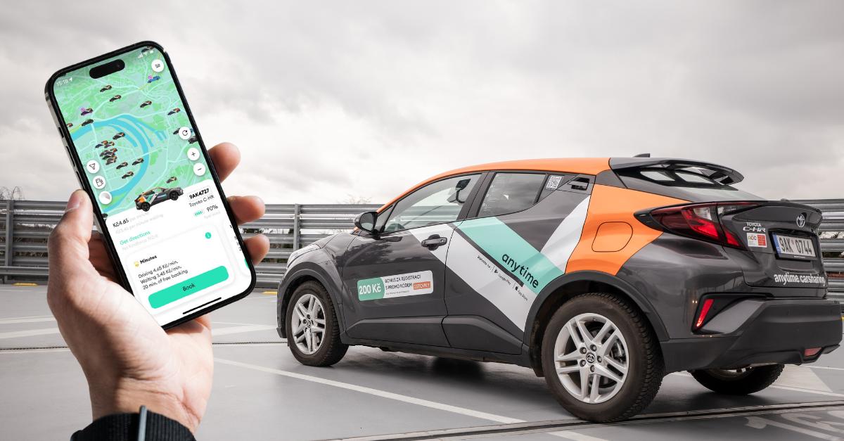 Get where you need to go easily with cars and scooters from Anytime Carsharing